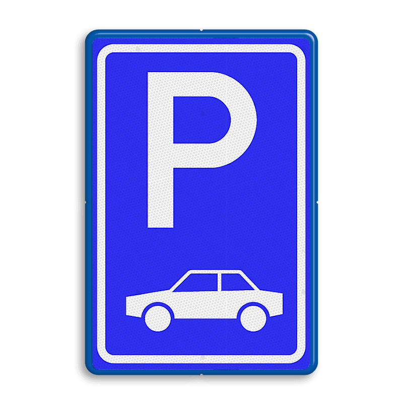 Verkeersbord E08 - Parkeerplaats auto's - Parkeerborden conform RVV ...